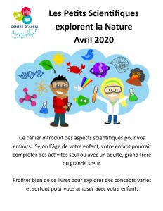 Cahiers d'activités - Le Centre d'Appui Familial