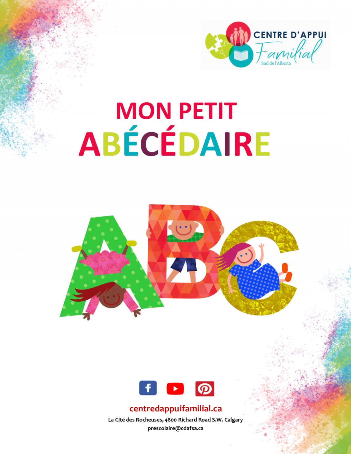 Cahiers d'activités - Le Centre d'Appui Familial