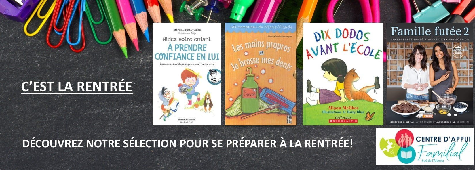 Nos suggestions pour une rentrée réussie - Le Centre d'Appui Familial