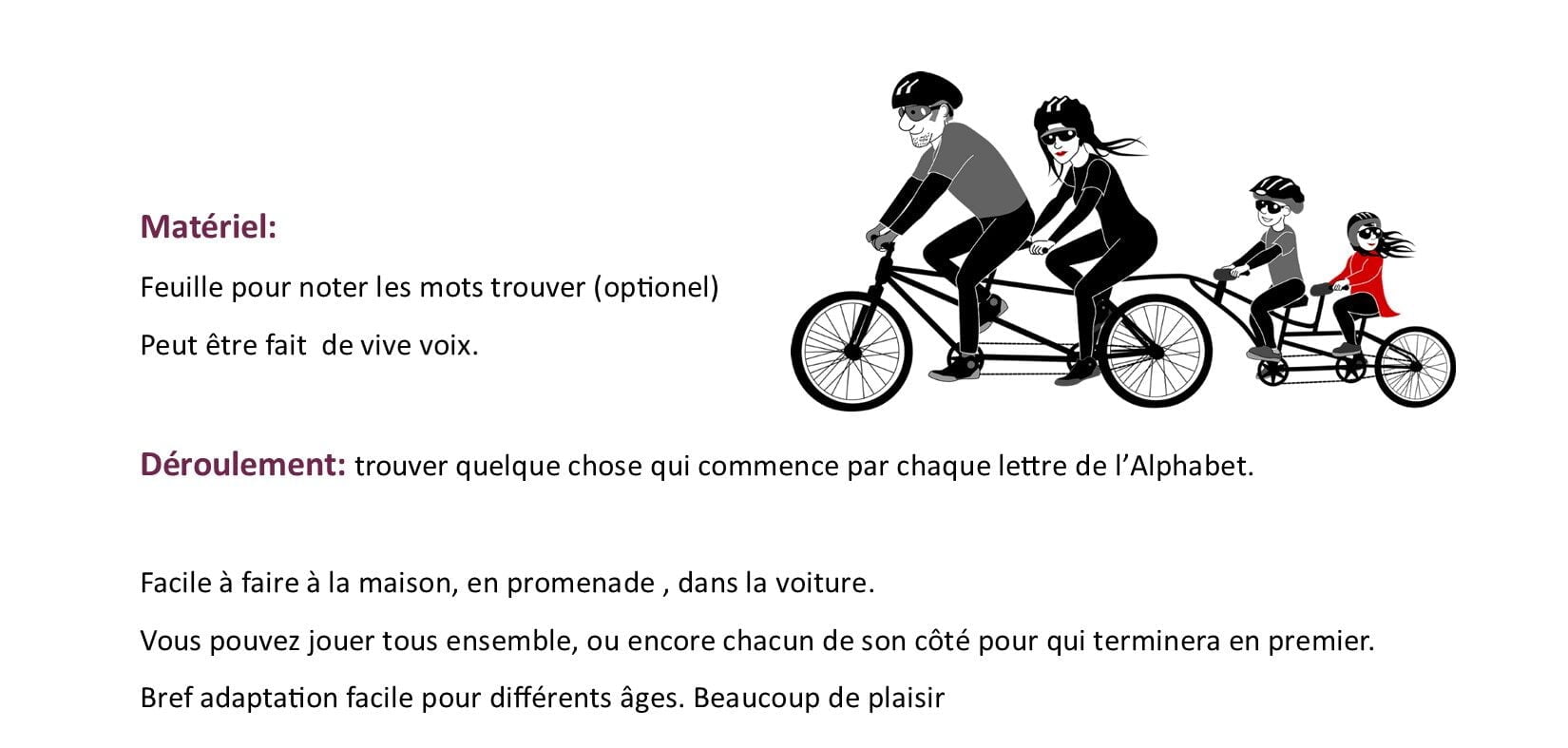 Jouer en famille - Apprendre différemment / Le Rally Alphabet - Le ...